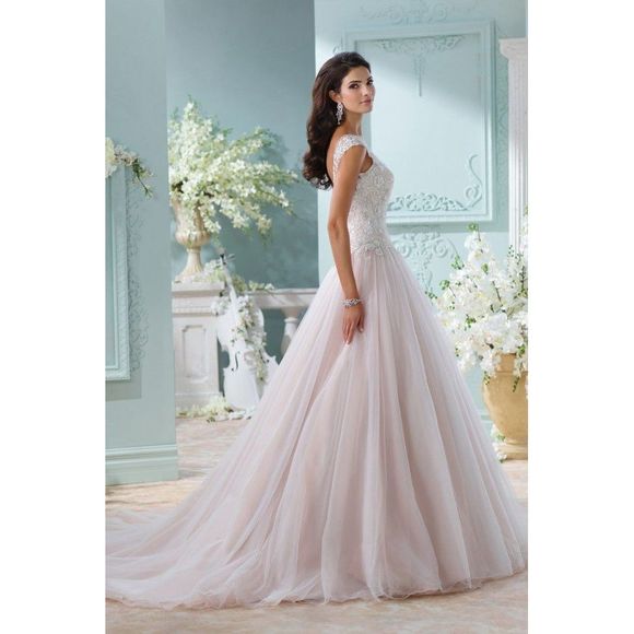 David Tutera | Dresses | White David Tutera Size Ball Gown Dress | Poshmark